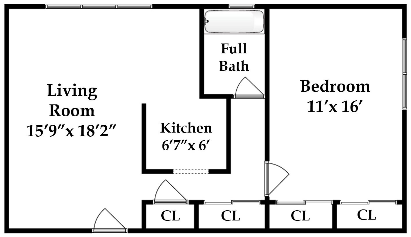 Standard Renovated Units - Chestnut Station