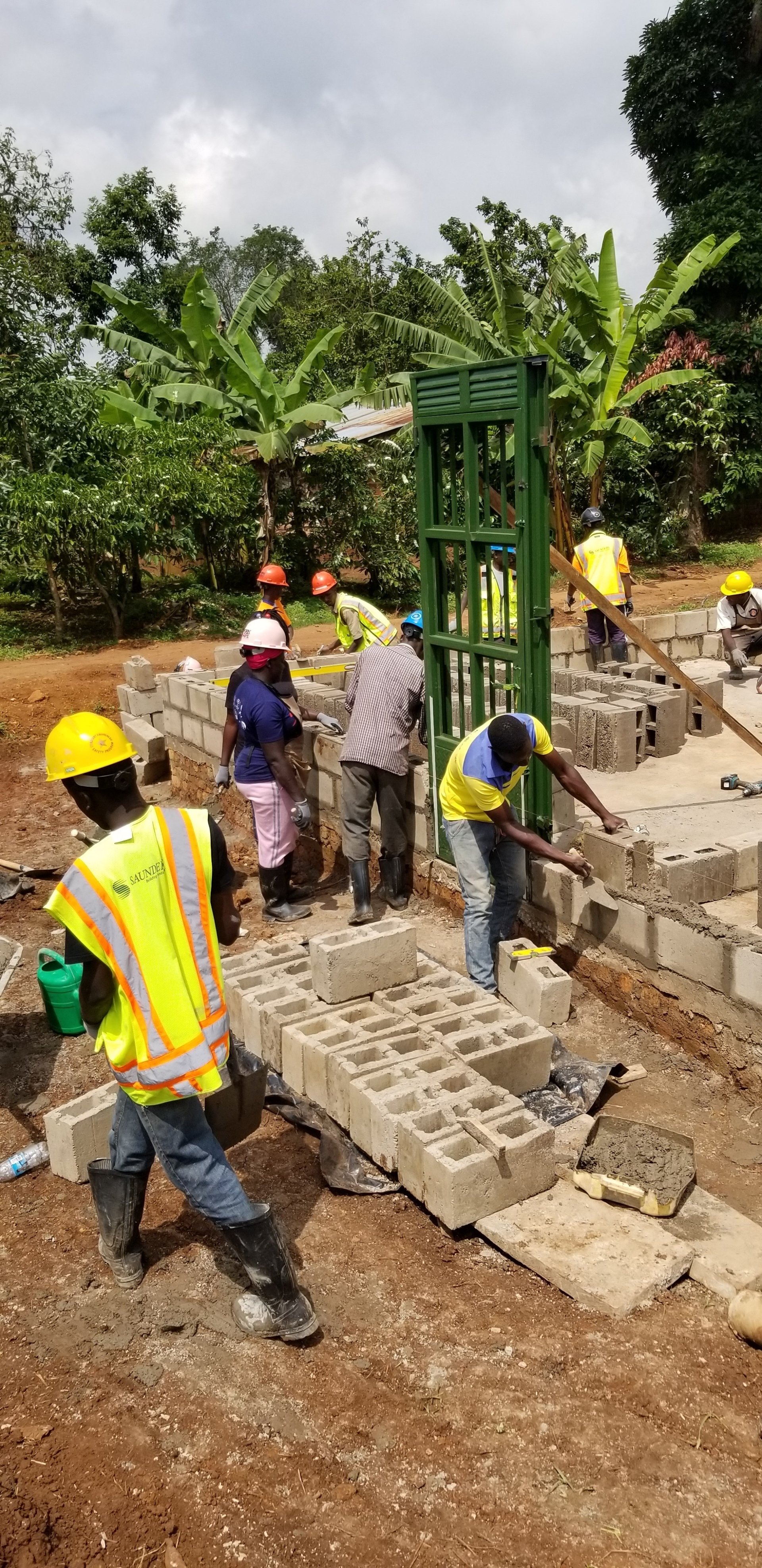 Apprentices Start on Stem Walls