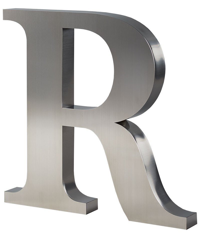 Fabricated Stainless Steel Letters & Logos | Signs In A Minute