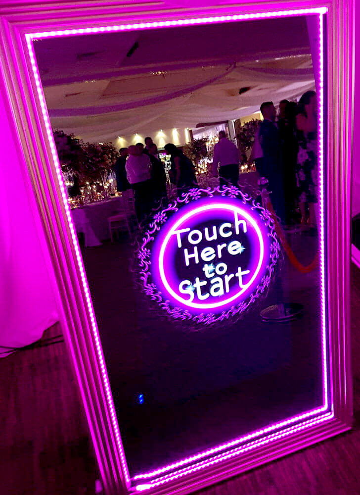 Magic Mirror Photo Booth Hire - Ace Party