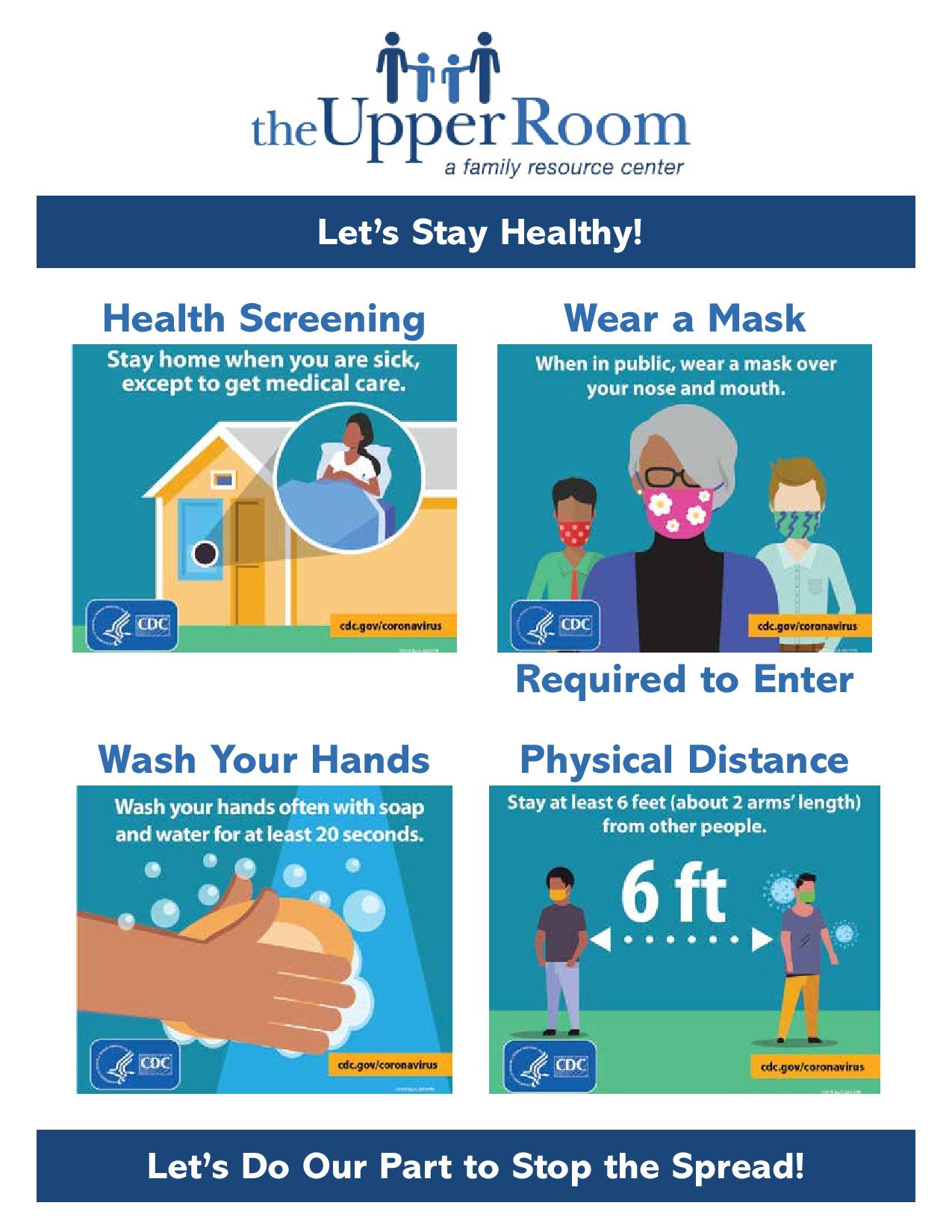 COVID-19 Return Plan | The Upper Room | NH