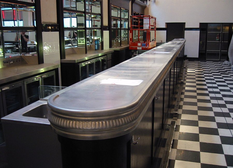 Bistro Zinc & Pewter Counters | Zinc counters | UK