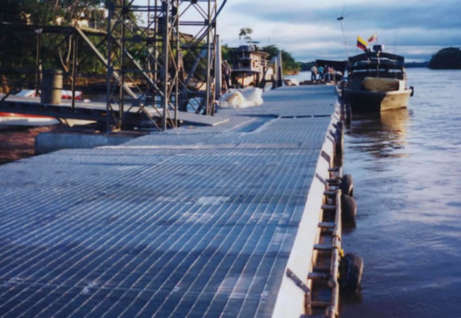 Muelle Flotante, estructuras, mezzanine y mas en Bogotá con Incolmallas