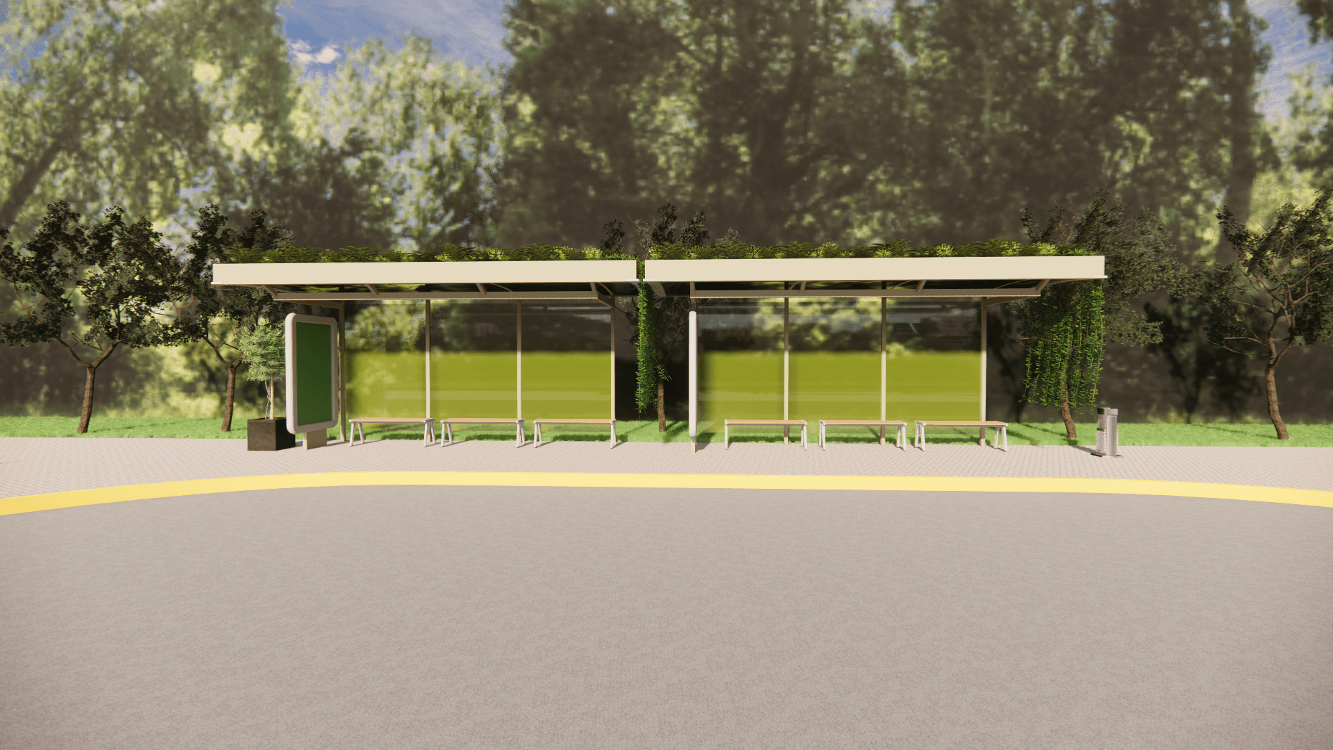 MODELOS DE PARADAS DE BUS ECOLÓGICAS