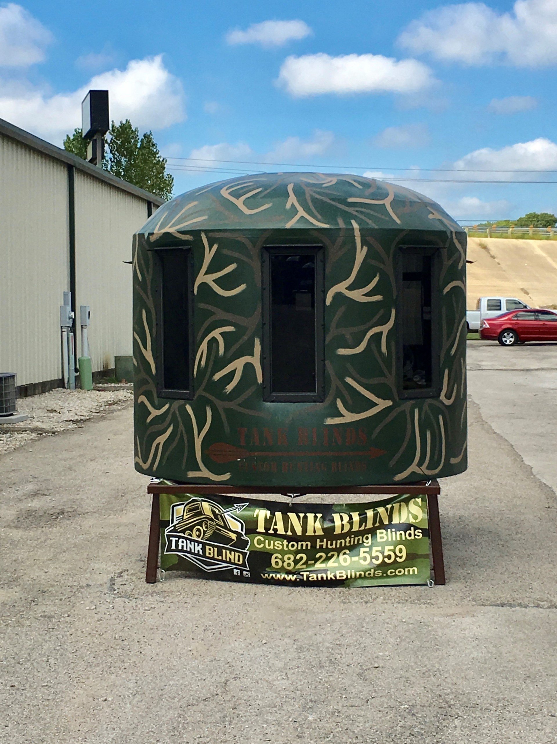 Product Photos | Tank Blinds - Deer Blinds Built In Texas