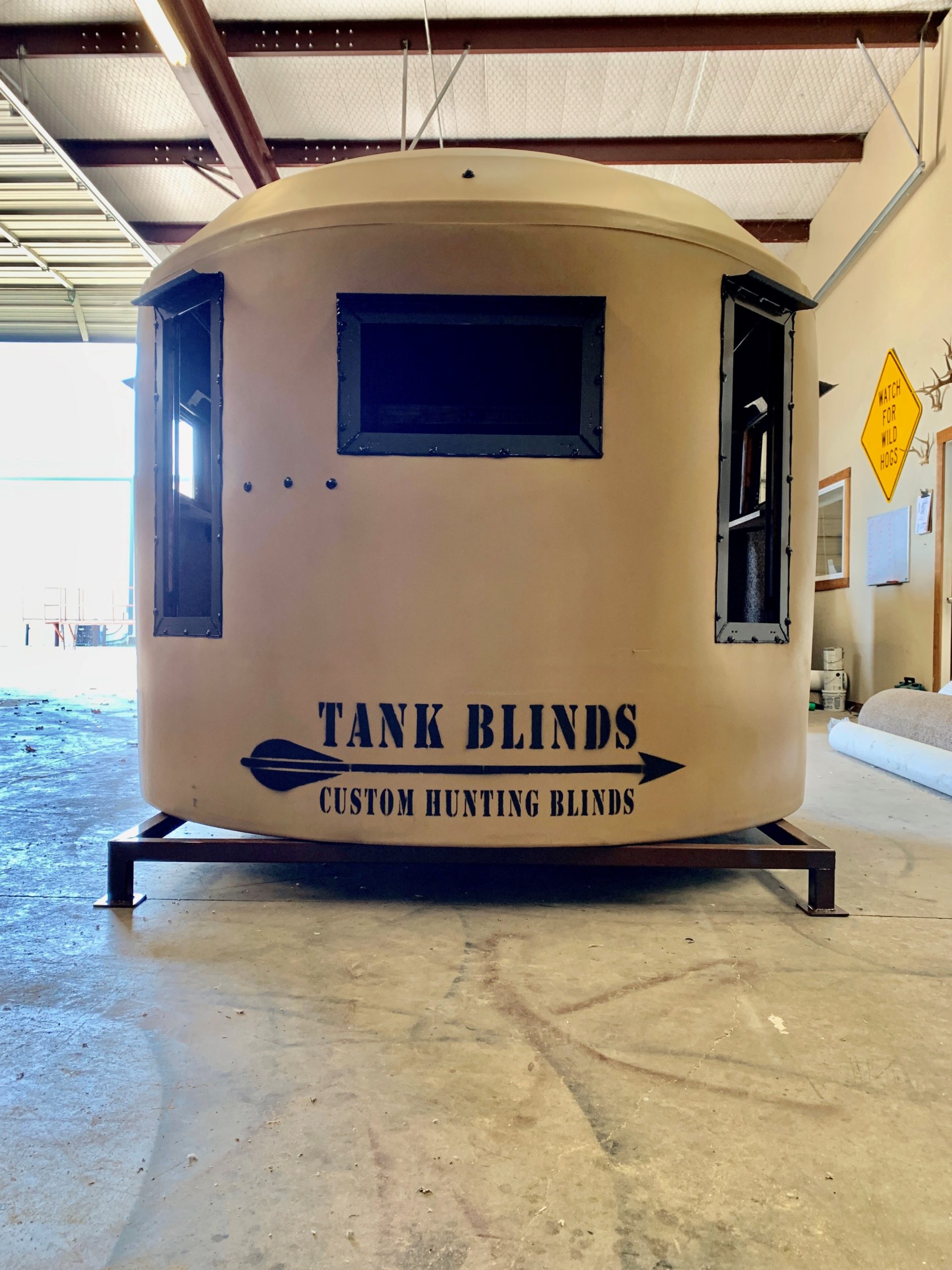 Product Photos | Tank Blinds - Deer Blinds Built In Texas