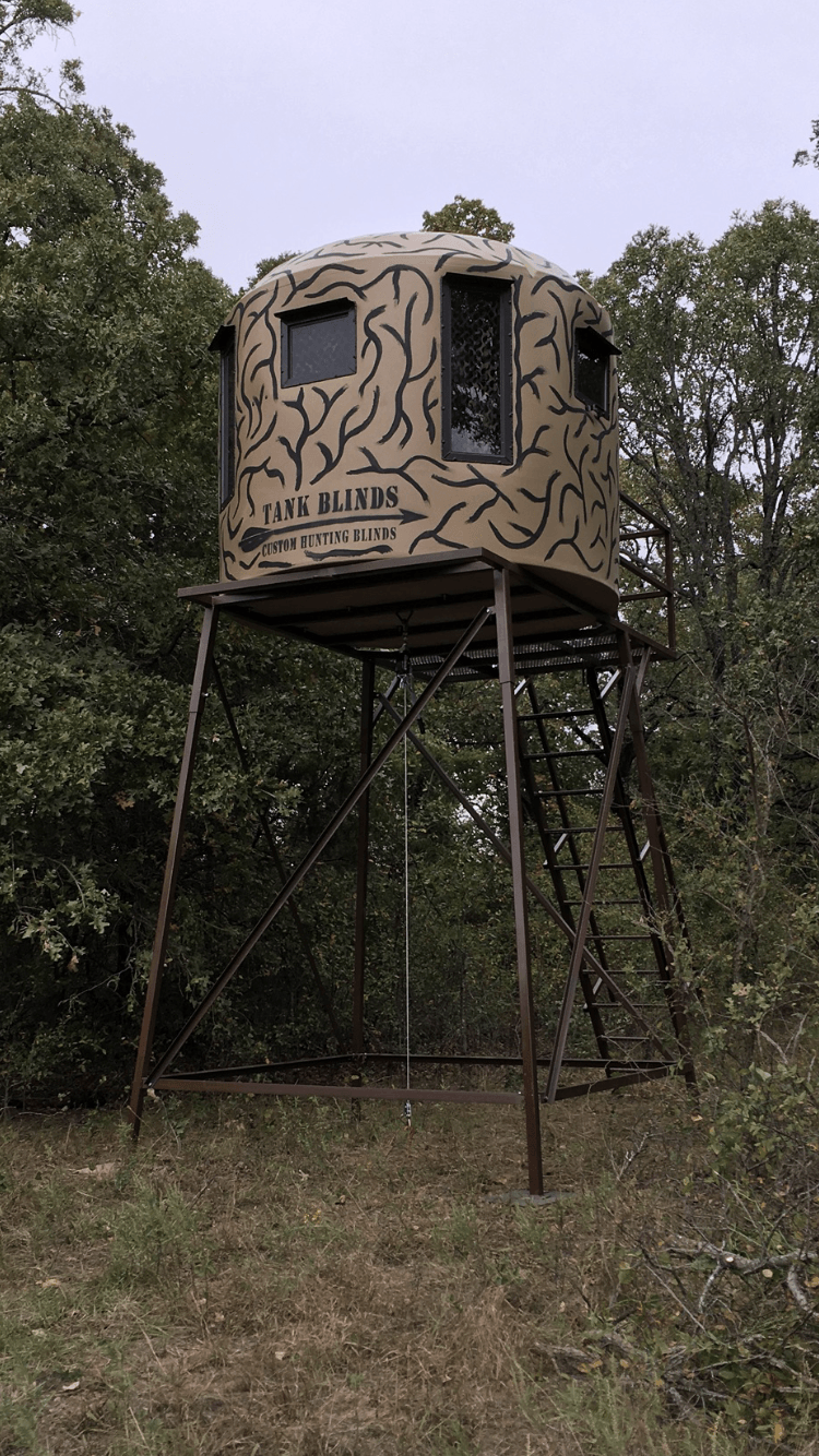 Product Photos | Tank Blinds - Deer Blinds Built In Texas