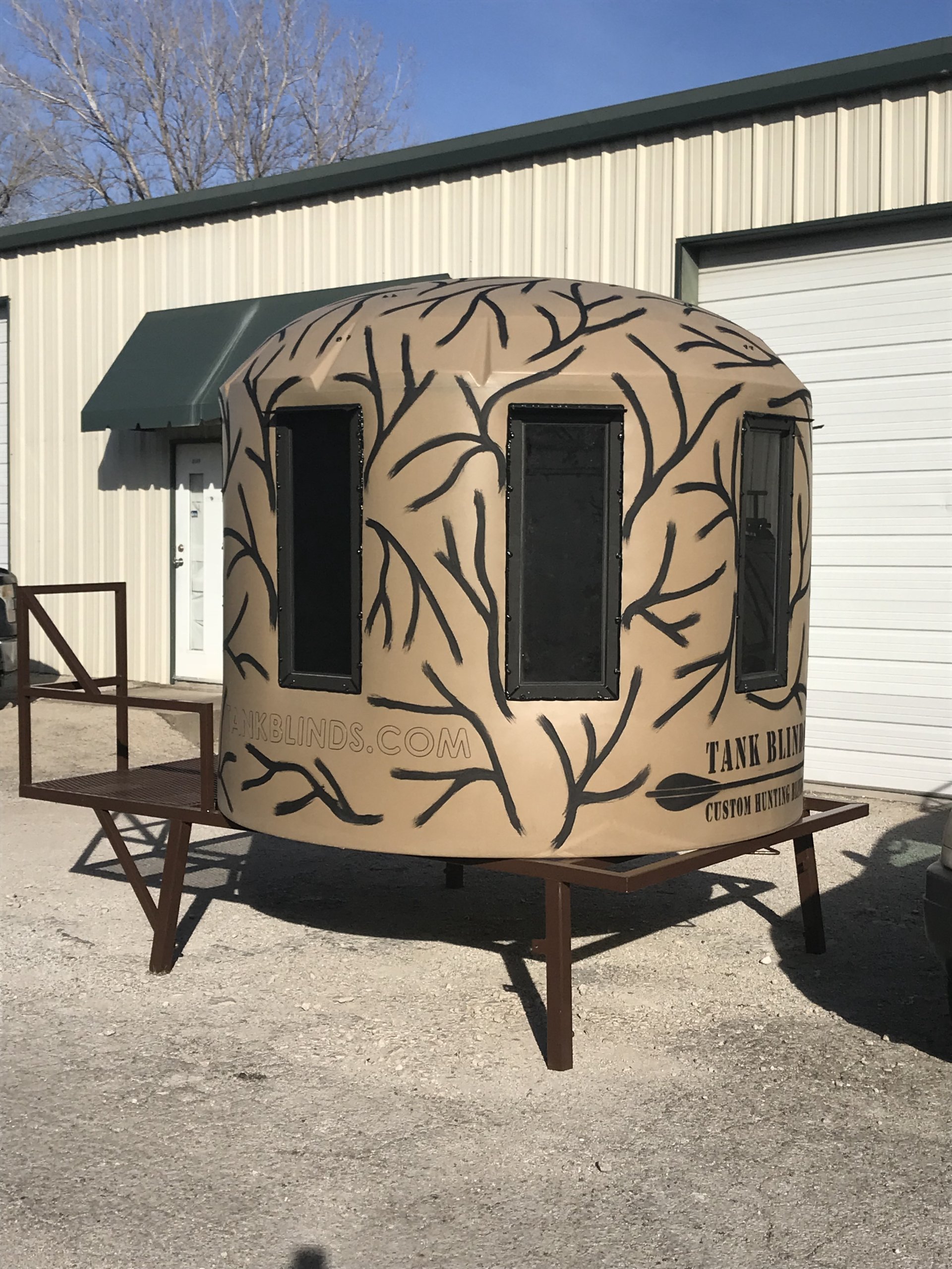 Product Photos | Tank Blinds - Deer Blinds Built In Texas