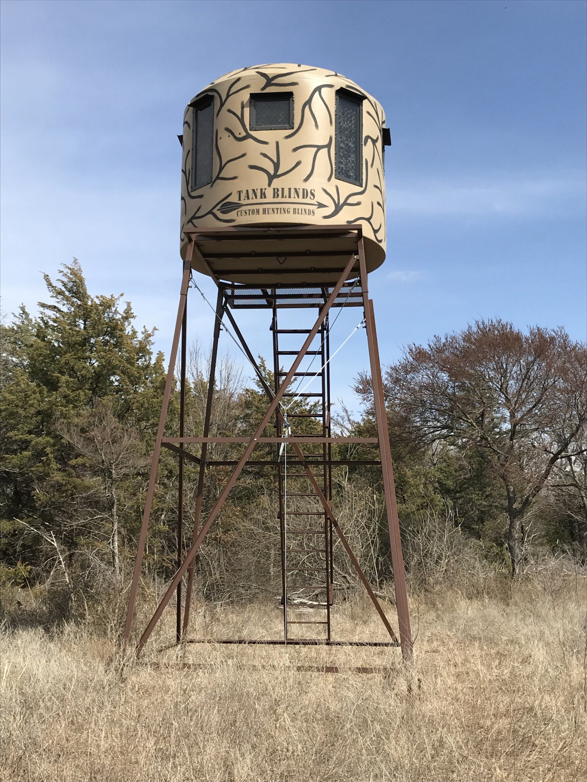 Product Photos | Tank Blinds - Deer Blinds Built In Texas