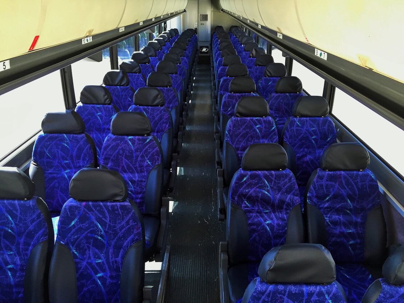56 Passenger Motor Coach Bus Rental Service Des Moines Iowa