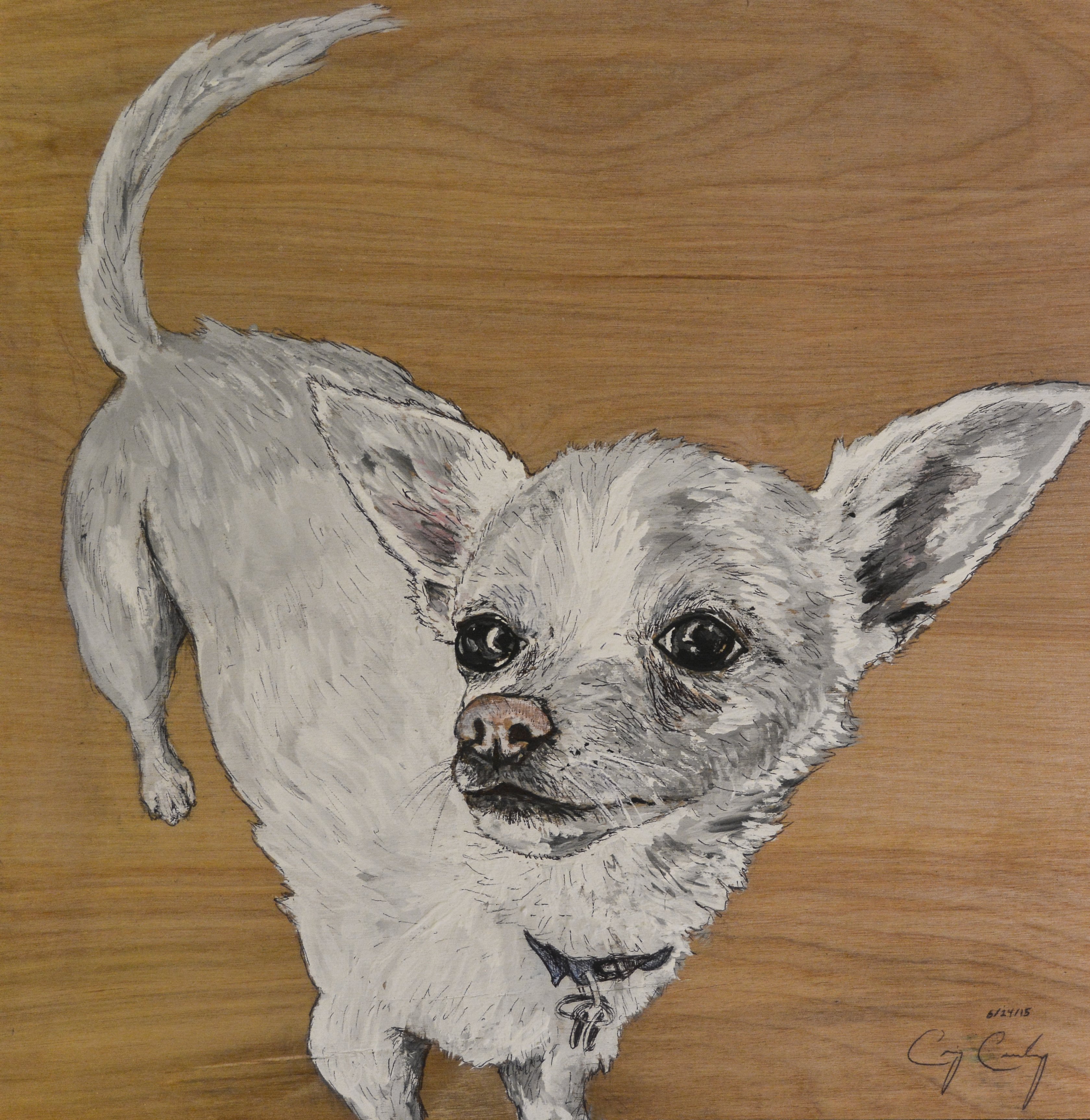 Acrylic & Watercolor Painting by Craig Crossley