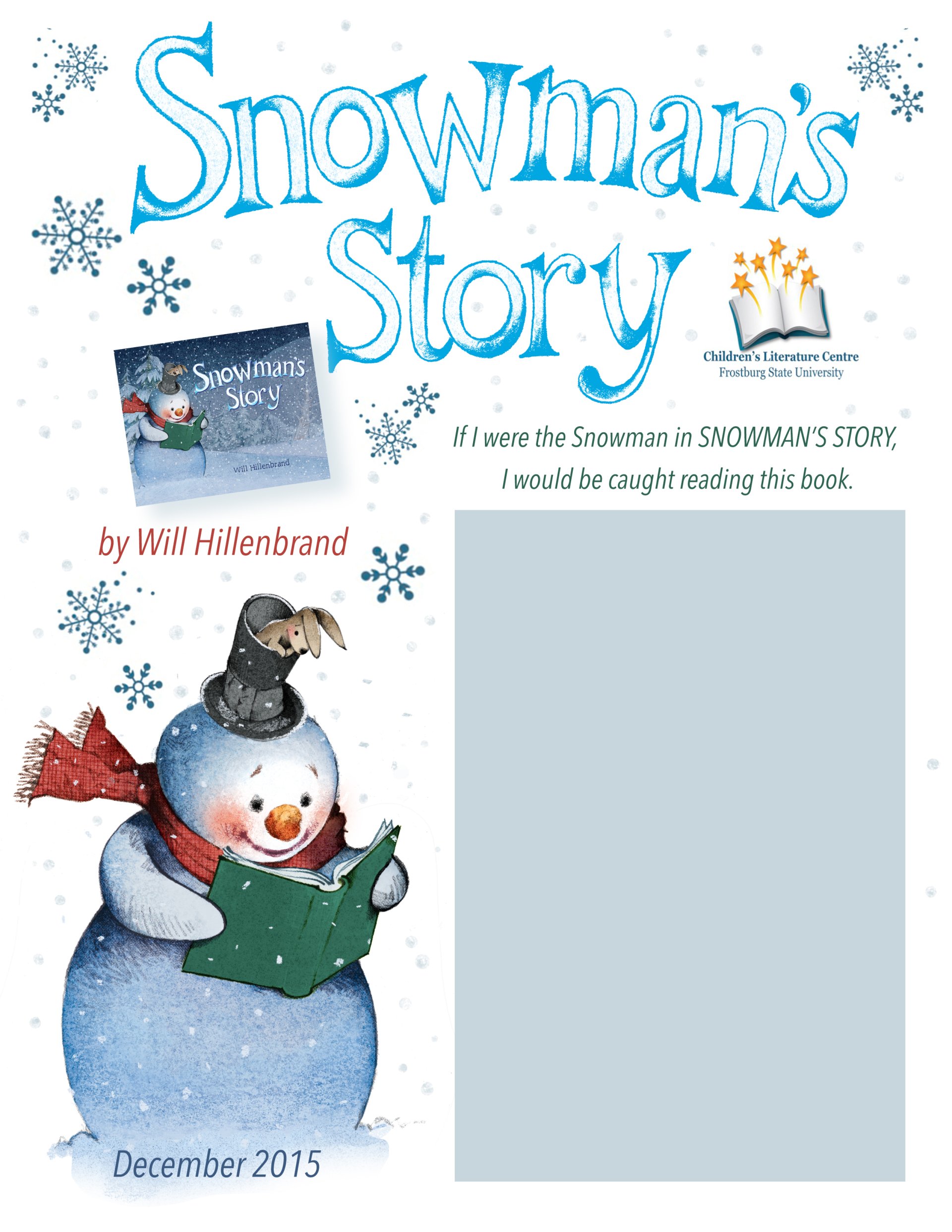 Snowman's Story Activities | Will Hillenbrand Illustration