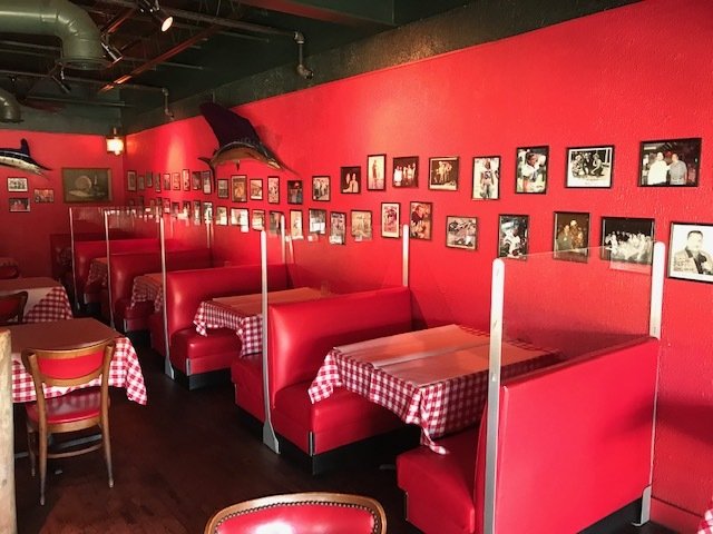 Guards for Lefty's Lobster and Chowder House Booths in Addison TX