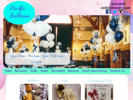 Expert party decorating services in Hornchurch from Pacific Balloons