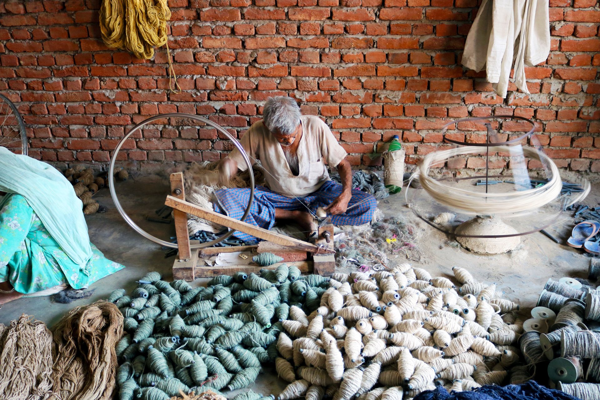 Rug making process
