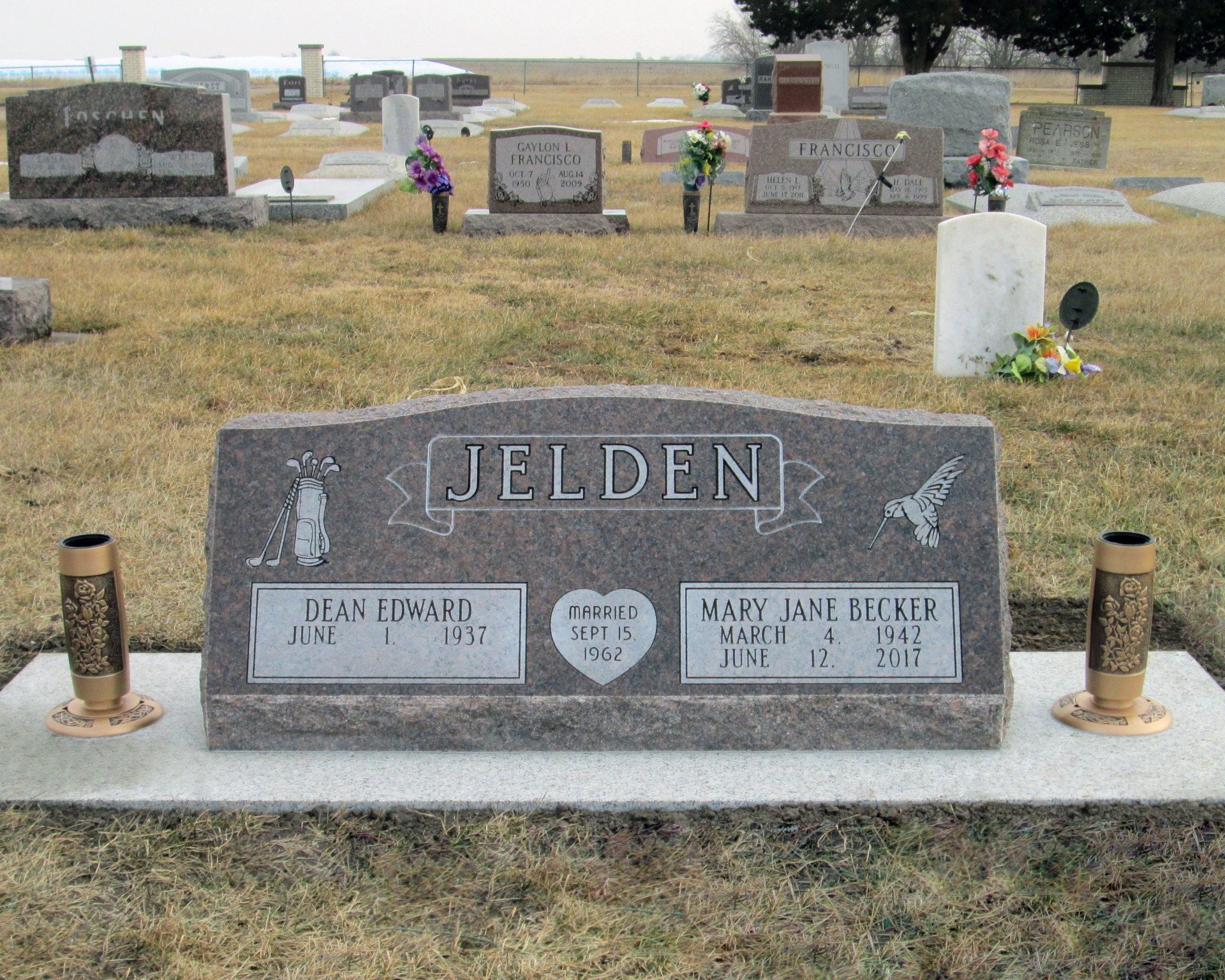 Slant Memorials | Holdrege, NE | Palmer Brothers Granite Company