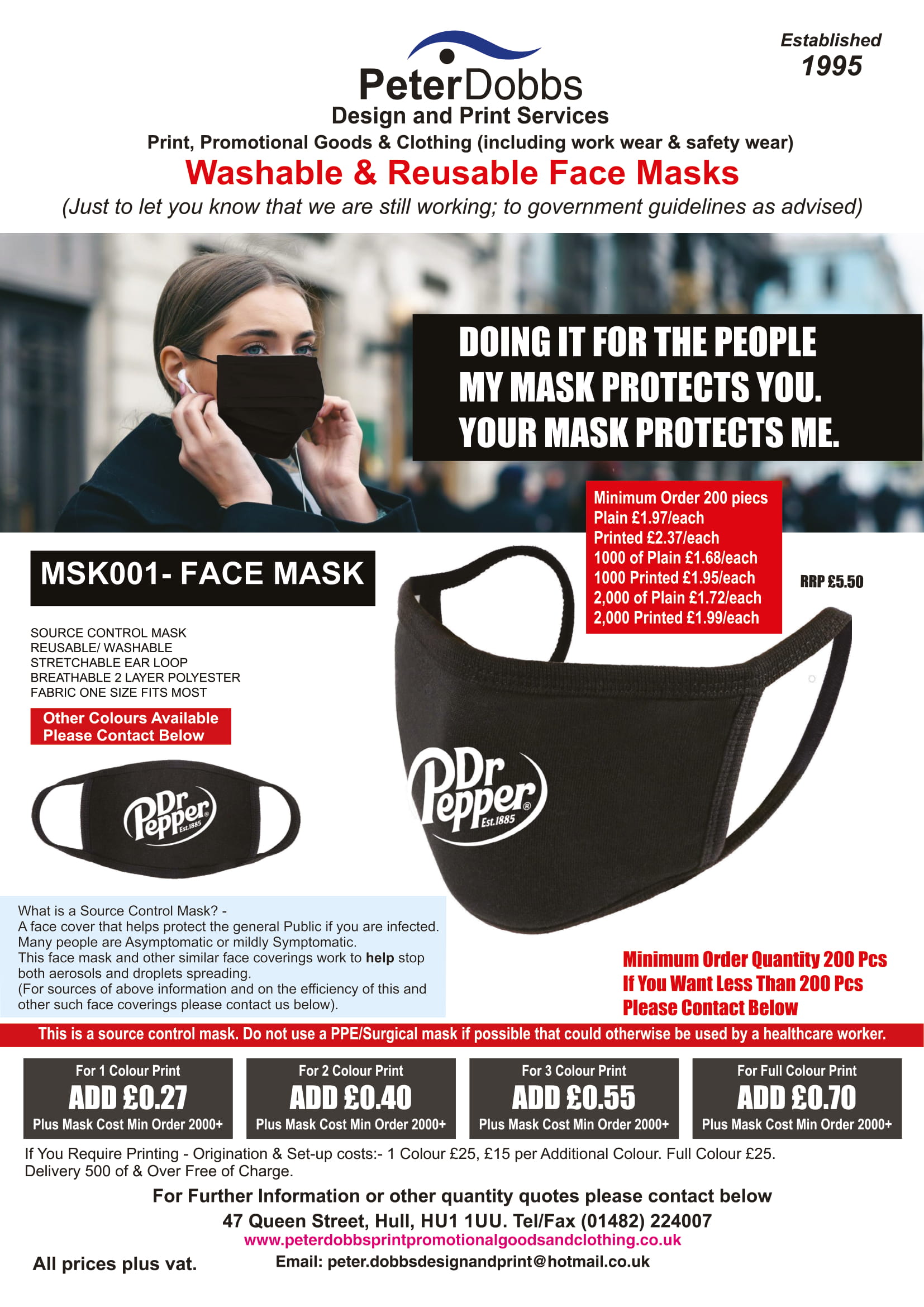 Safety Wear and PPE | Peter Dobbs Design and Print Services