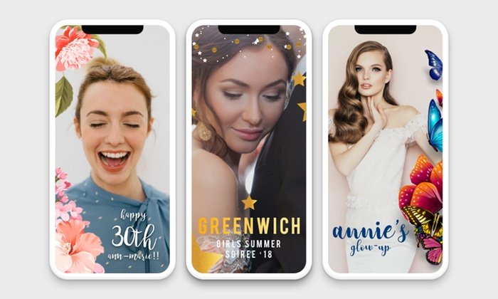 Custom Snapchat Filter Design | Diamond Booth