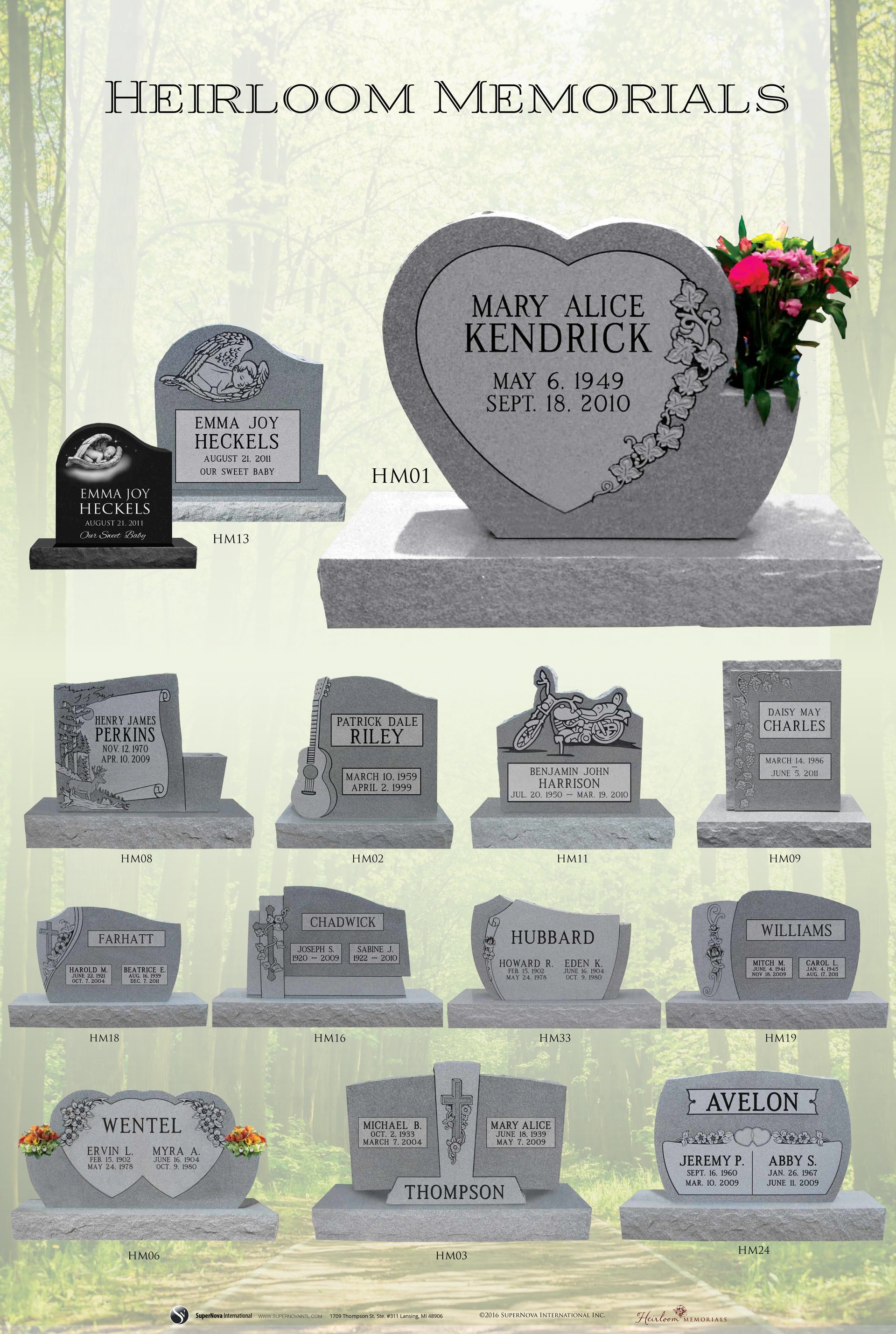 Monument Styles | Franklin & Seneca, PA | Franklin Granite Works, LLC ...