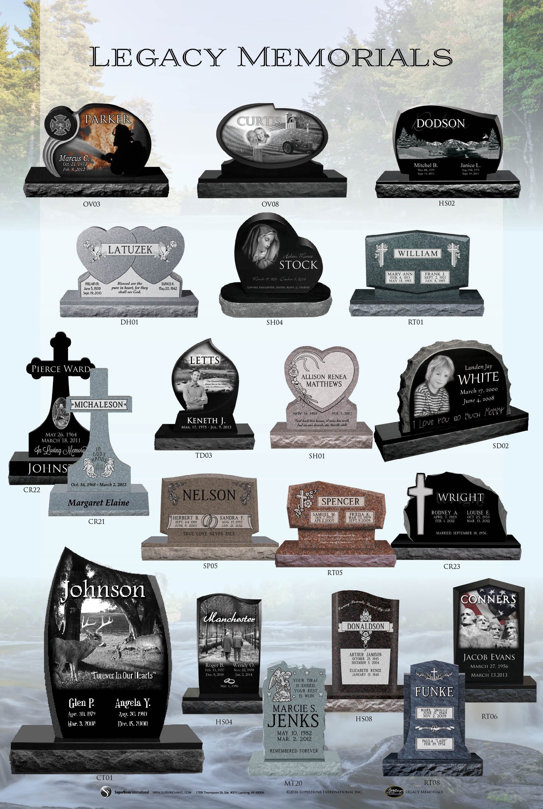 Monument Styles | Franklin & Seneca, PA | Franklin Granite Works, LLC ...