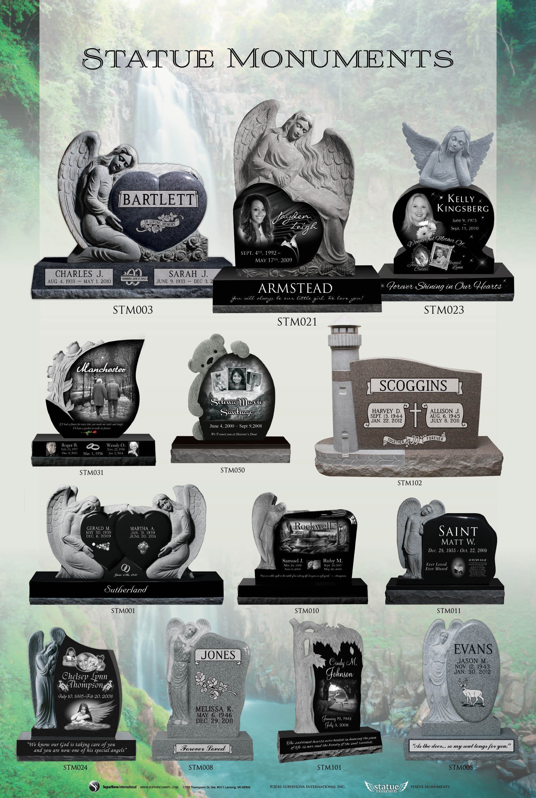 Monument Styles | Franklin & Seneca, PA | Franklin Granite Works, LLC ...