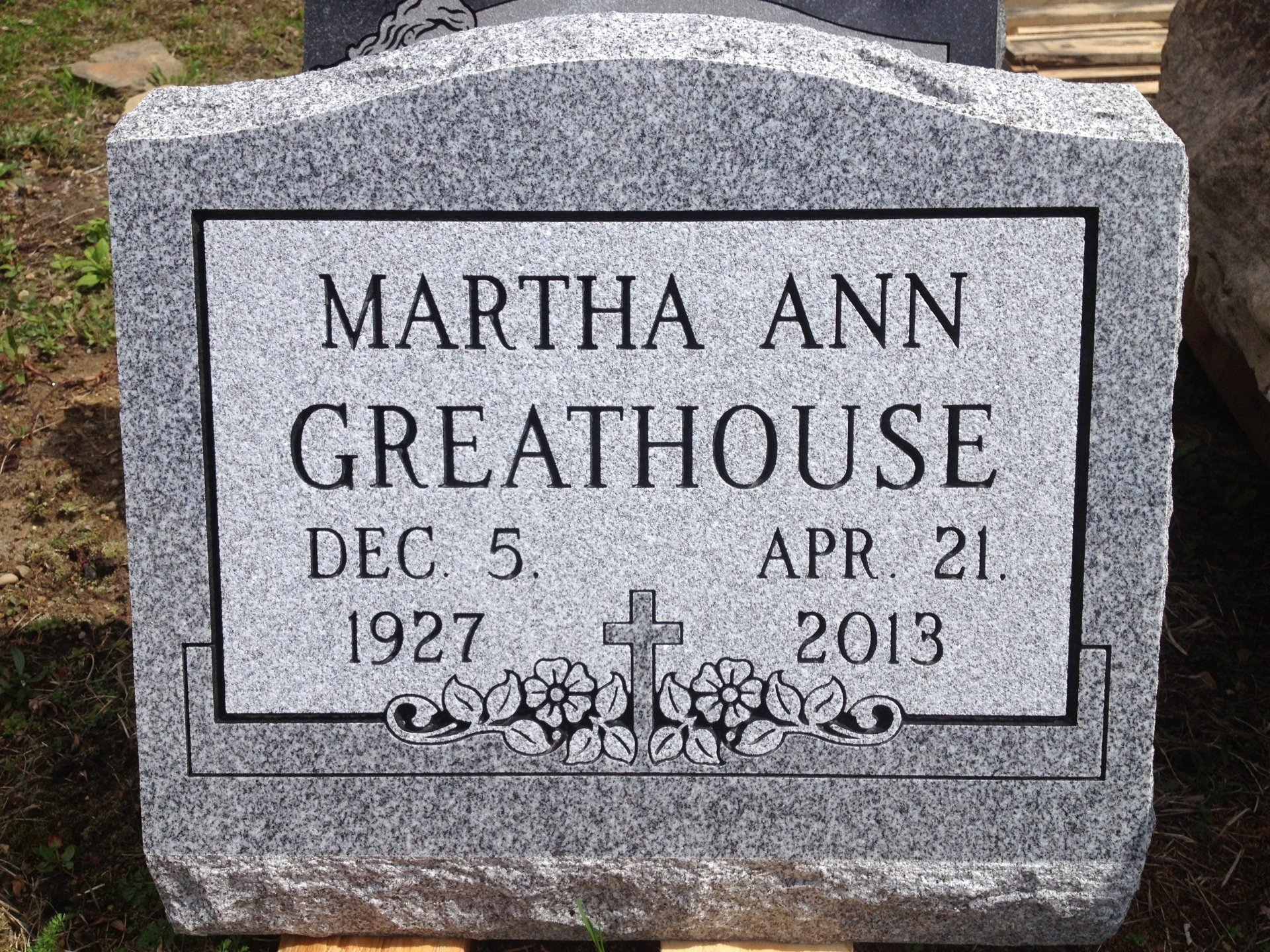 Gravestone Markers | Franklin & Seneca, PA | Franklin Granite Works ...
