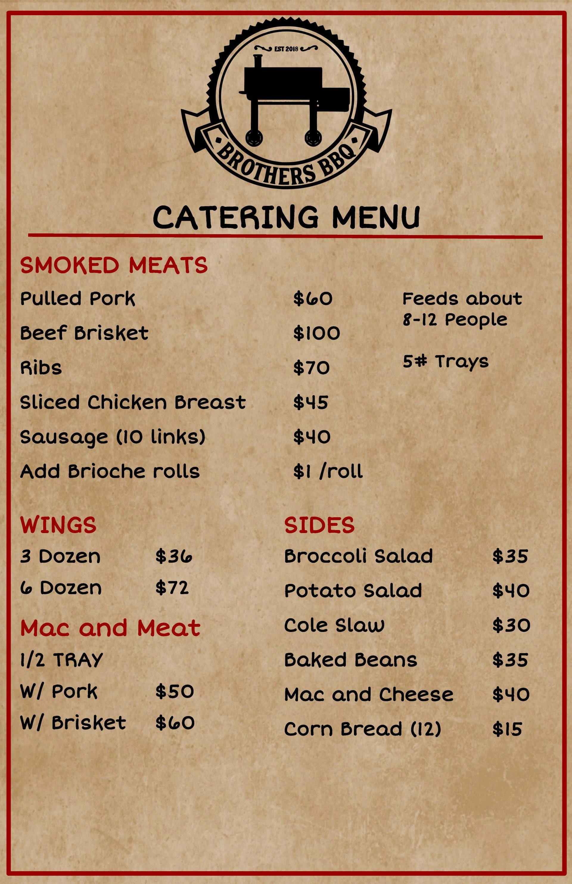 Catering by Brother's BBQ