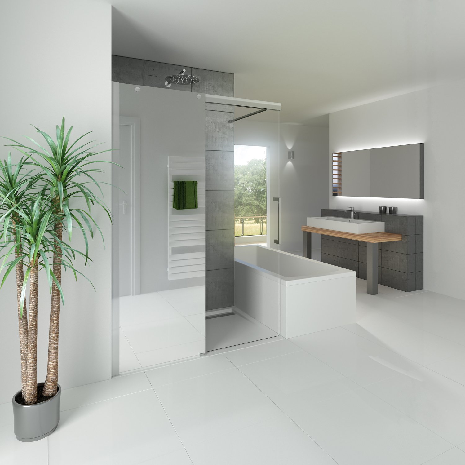 Walk-In Dusche München | FRANK Duschkabinen Design