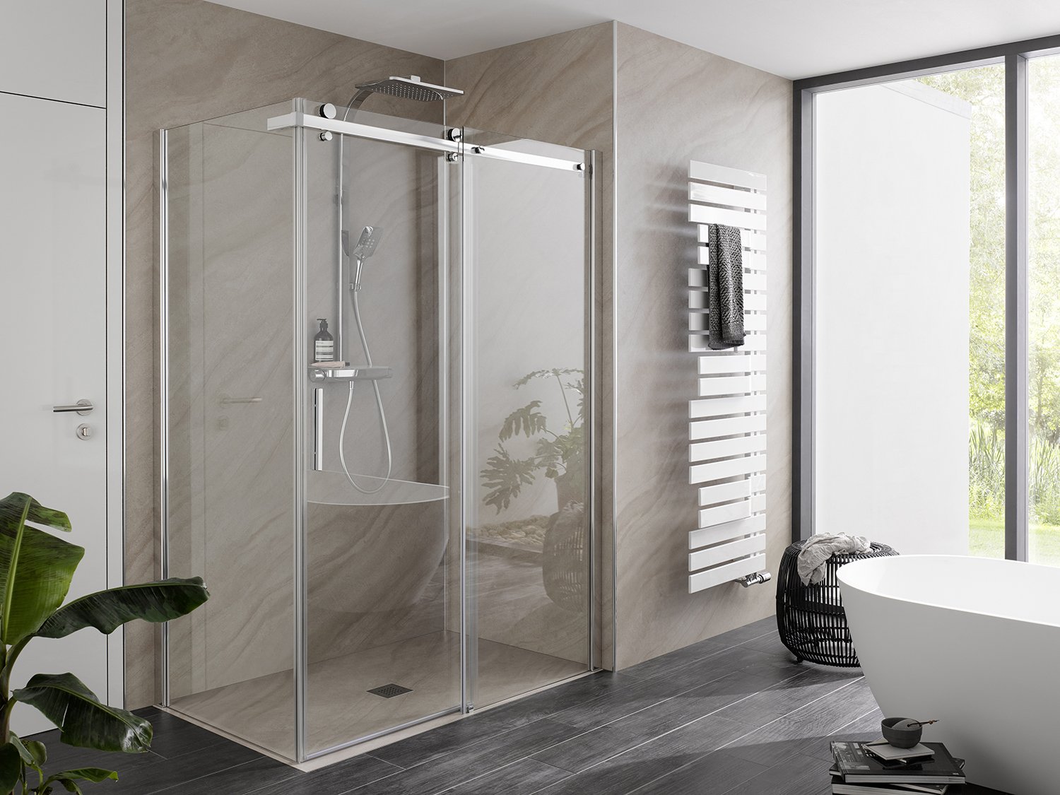 Duschtür Nische nach Maß | FRANK Duschkabinen Design