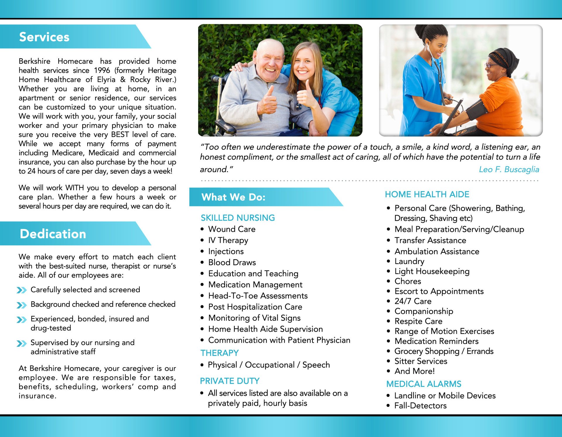 About Us Customized Healthcare Services