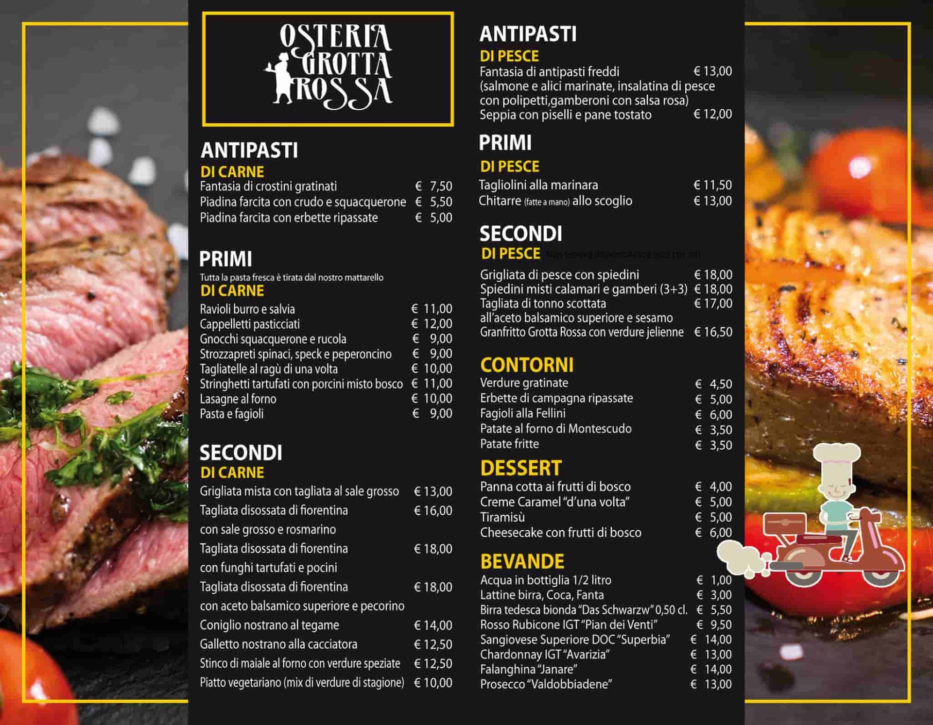 Osteria Grotta Rossa: Ristorante uscita A14 Rimini Sud