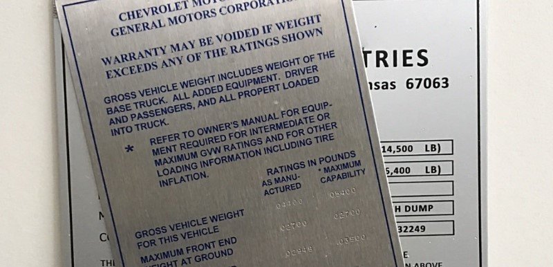 Vehicle and Trailer Identification Plates