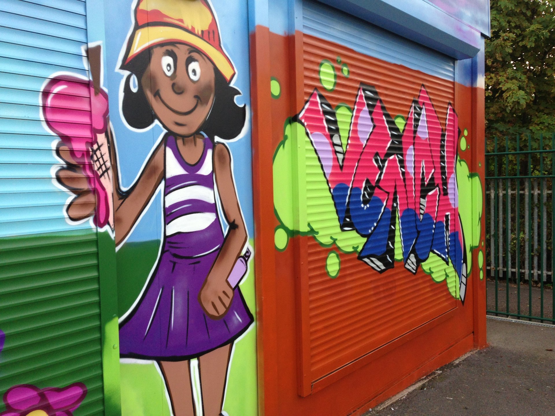 Graffiti Mural Projects for Schools, Youth Clubs and Community Groups.