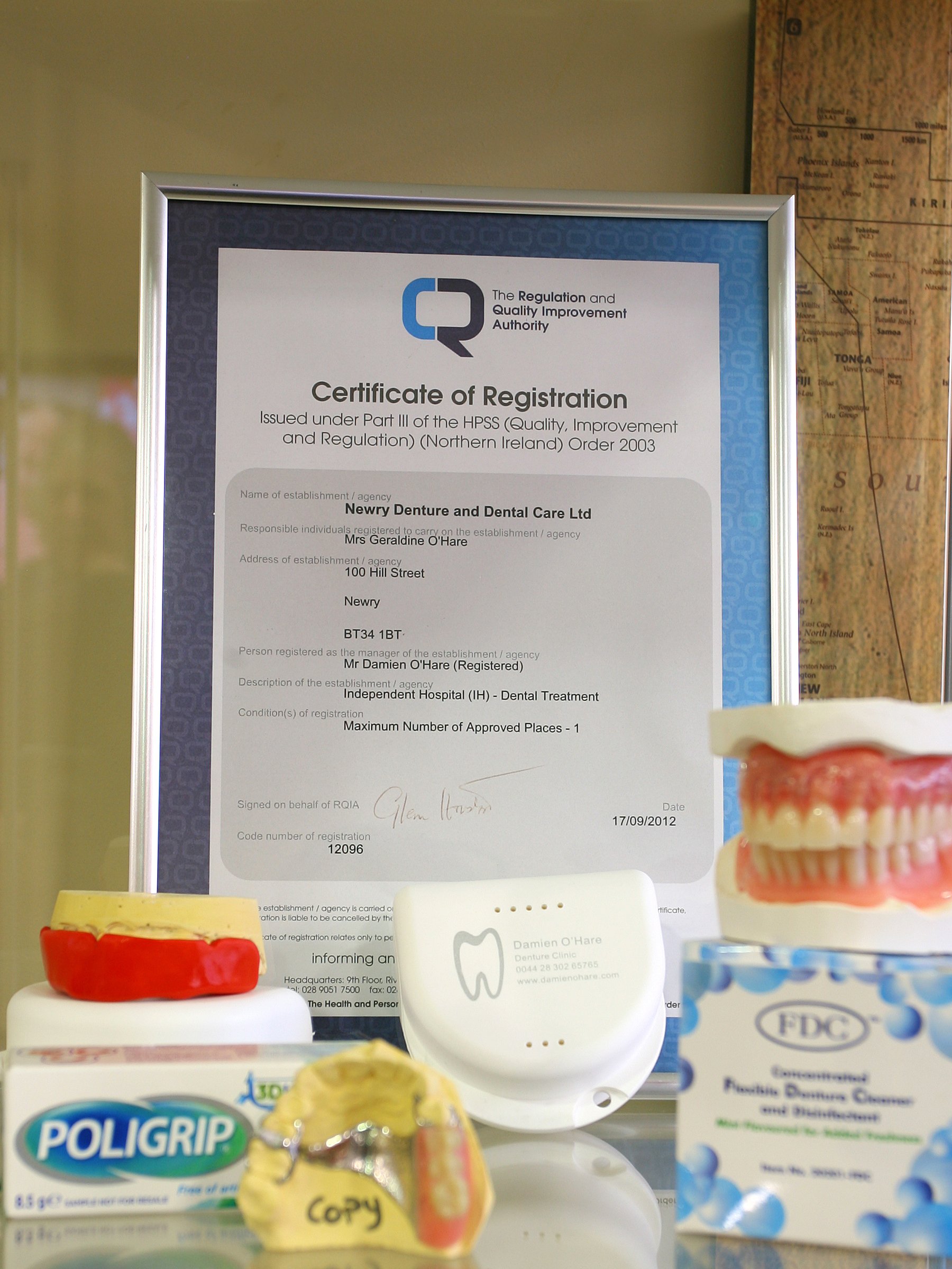 Call our denture clinic in Newry