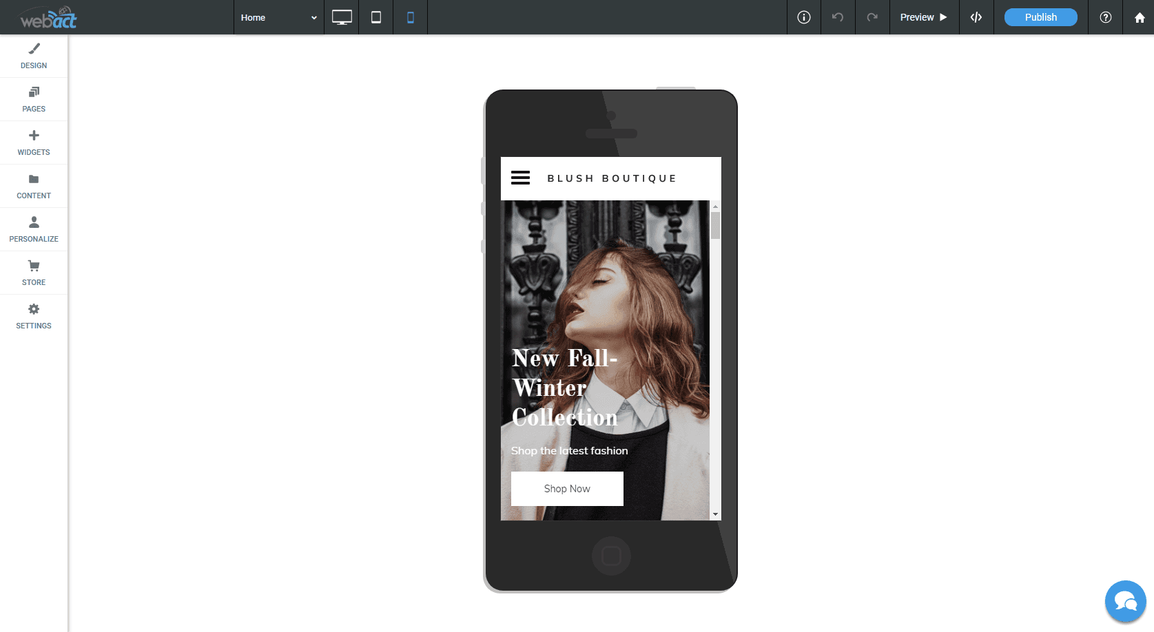 Business Website Features On WebAct Website Builder CMS Platform