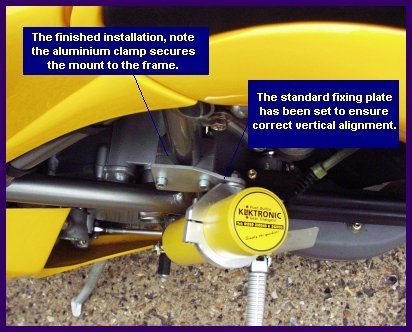 Installations for the Kliktronic disabled motorcycle system