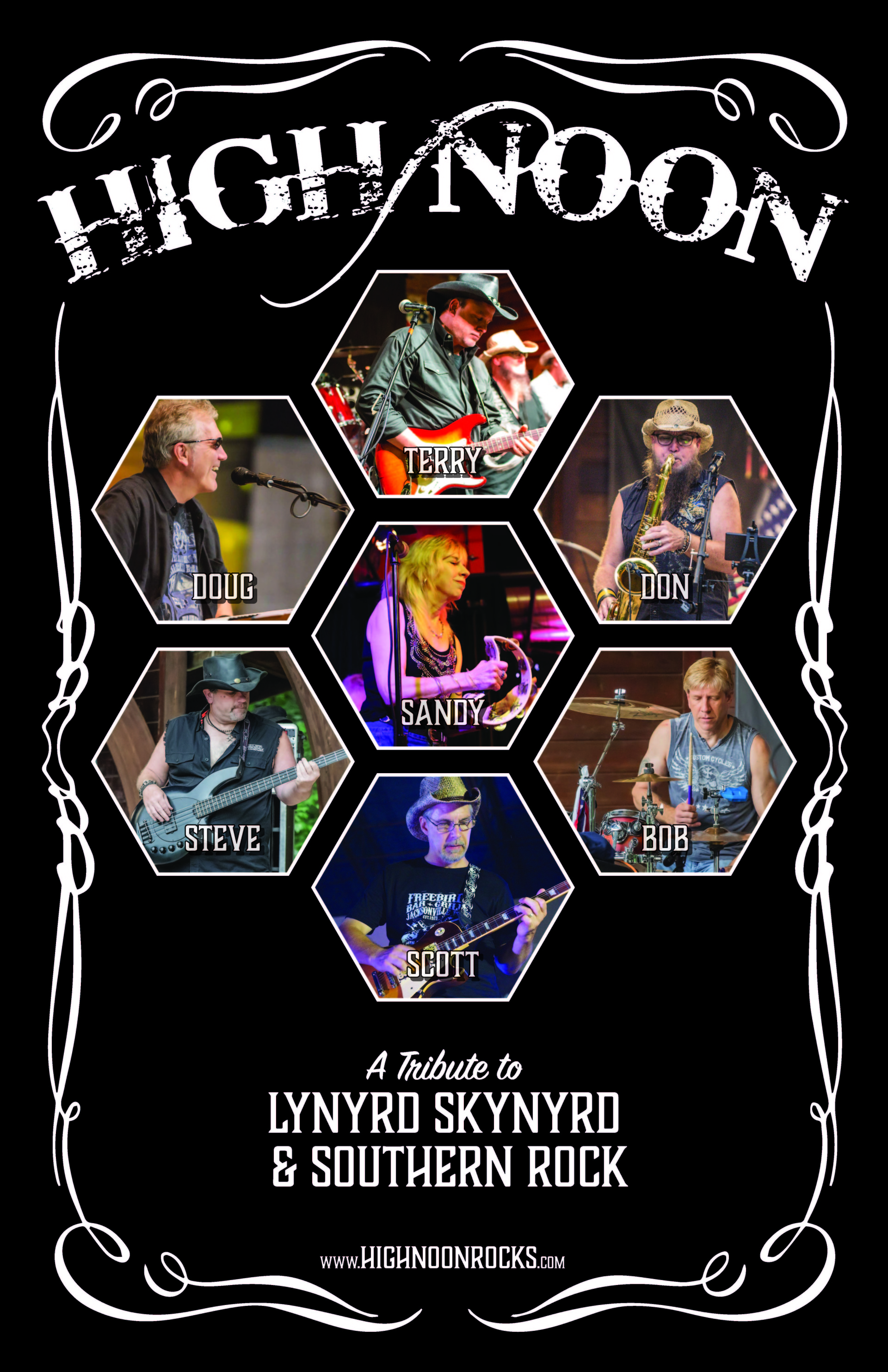 Merch | High Noon Band | Shirts | Tank Tops | Posters