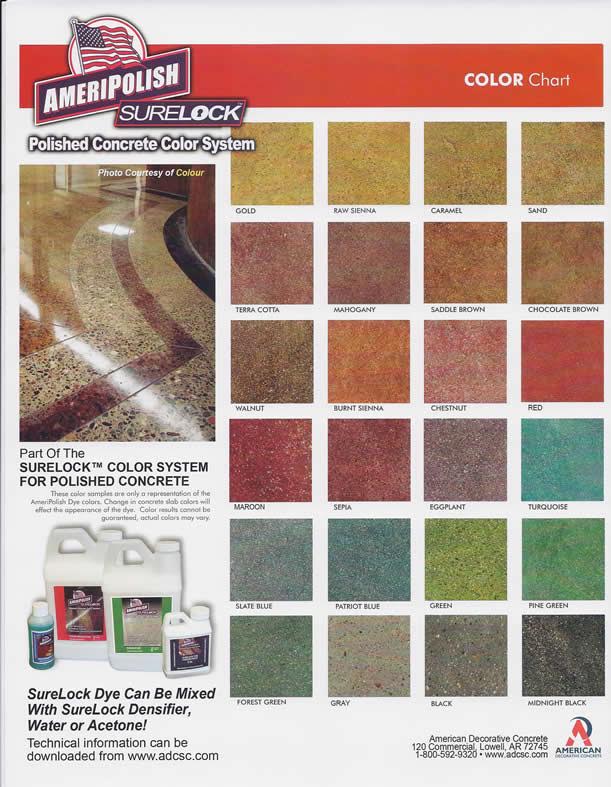 Color Charts | Concrete Masters USA