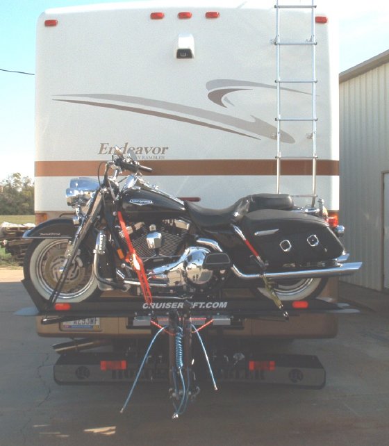 Cruiserlift RV Motorcycle Lift - Class-A Motor Homes