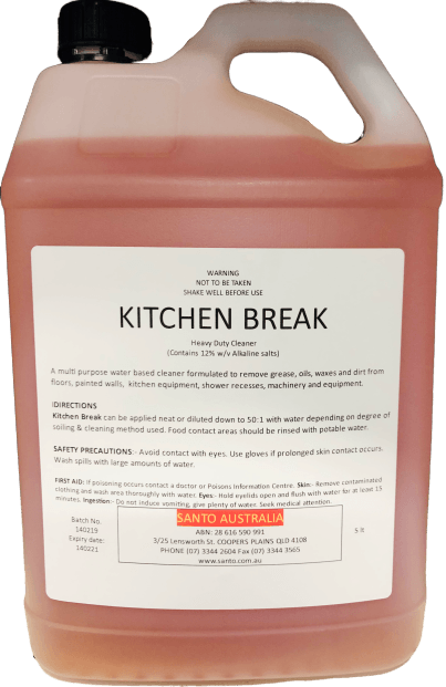 High-Quality Kitchen Cleansers in Brisbane | Santo Australia Cleaning