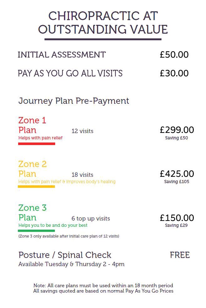 Chiropractic treatments from Jarrow Chiropractic