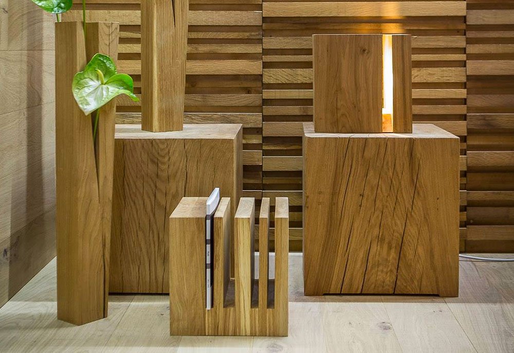 Complementi d'arredo in legno massello - Bergamo - Intesa Parquet