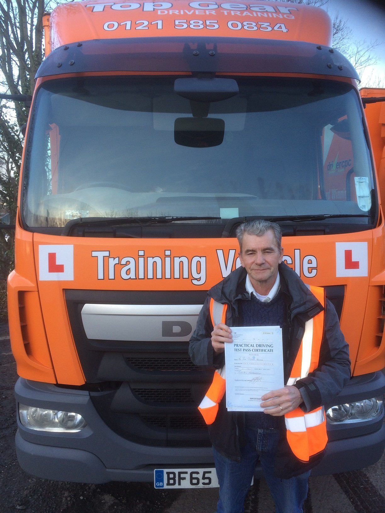 Successful driver training candidates in Halesowen