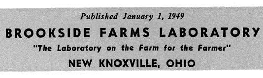 Brookside History | Brookside Laboratories, Inc.
