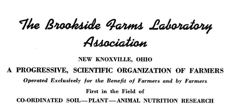 Brookside History | Brookside Laboratories, Inc.