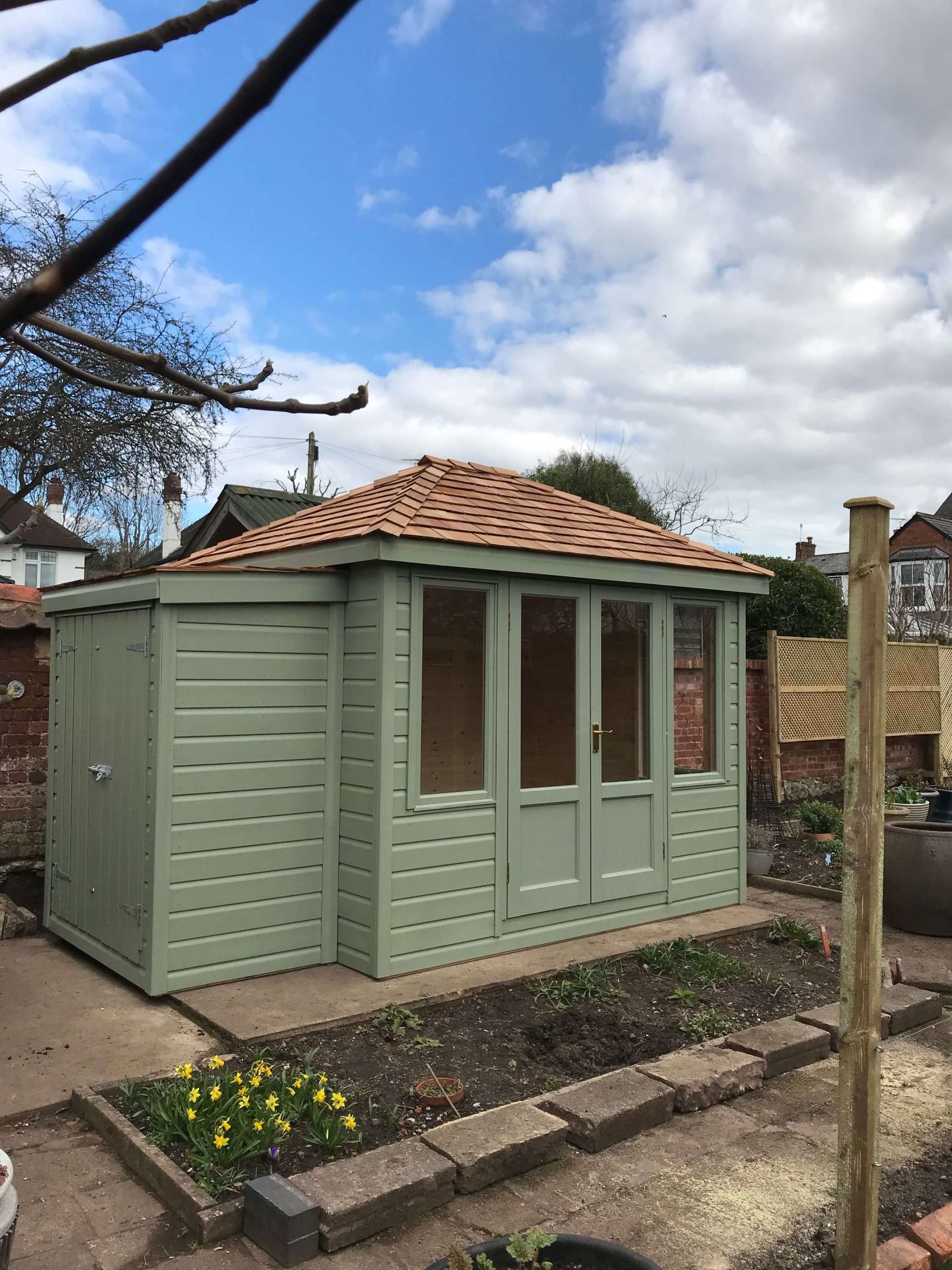 Hip Roof Summer Houses | Devon | CP Sheds