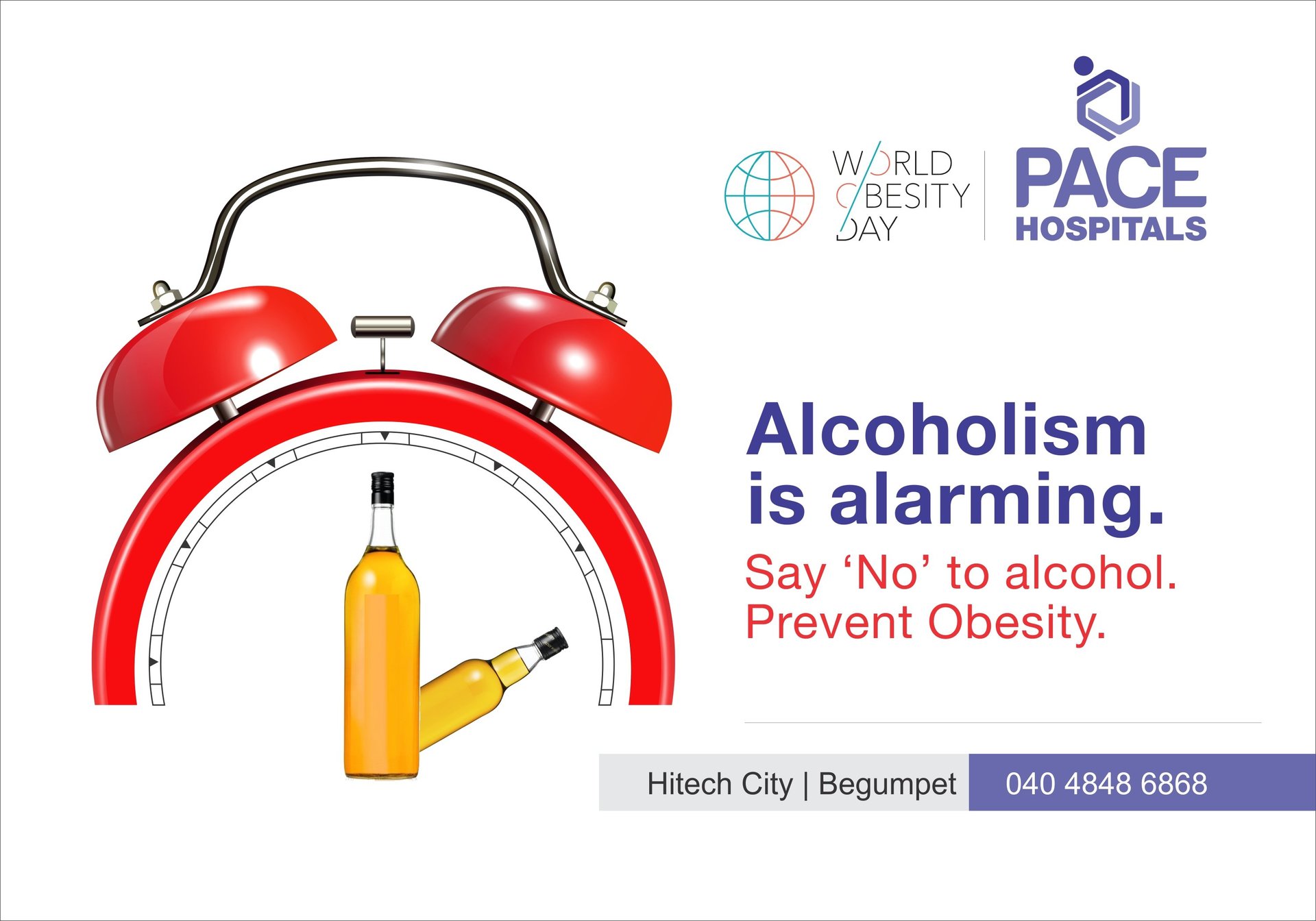 Alcoholism can lead to obesity