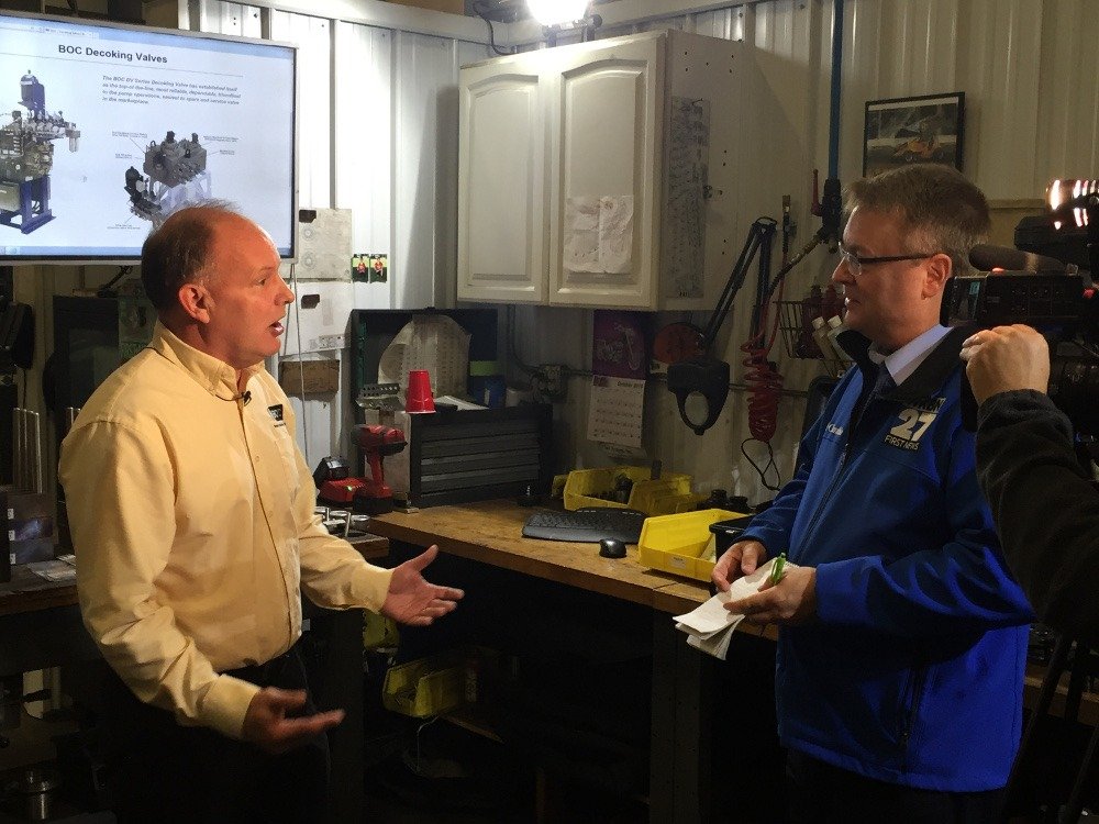 WKBN 27 Youngstown News Visits BOC