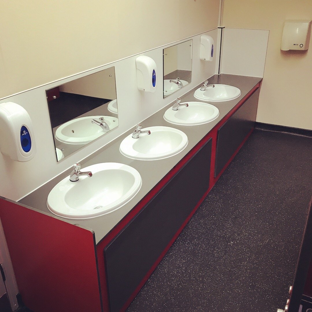 School toilet cubicle makers in Northampton