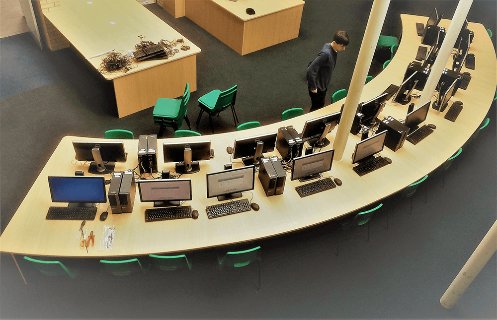 IT benching, ICT suites, Computer Desks, Computer Benches, Benching ...